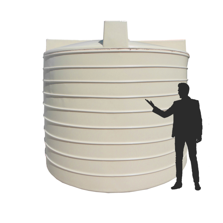 10,000L Round Water Tank - Polyworld