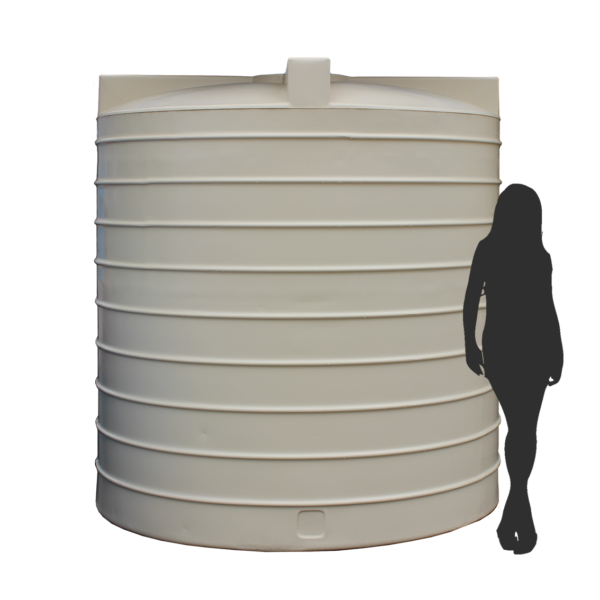 6,000L Round Water Tank - Polyworld