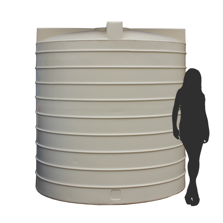 6,000L Round Water Tank - Polyworld